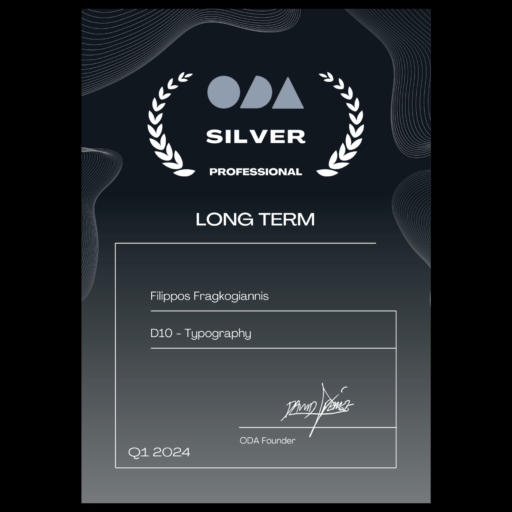 Online Design Awards Winner (Q1 2024) – Filippos Fragkogiannis